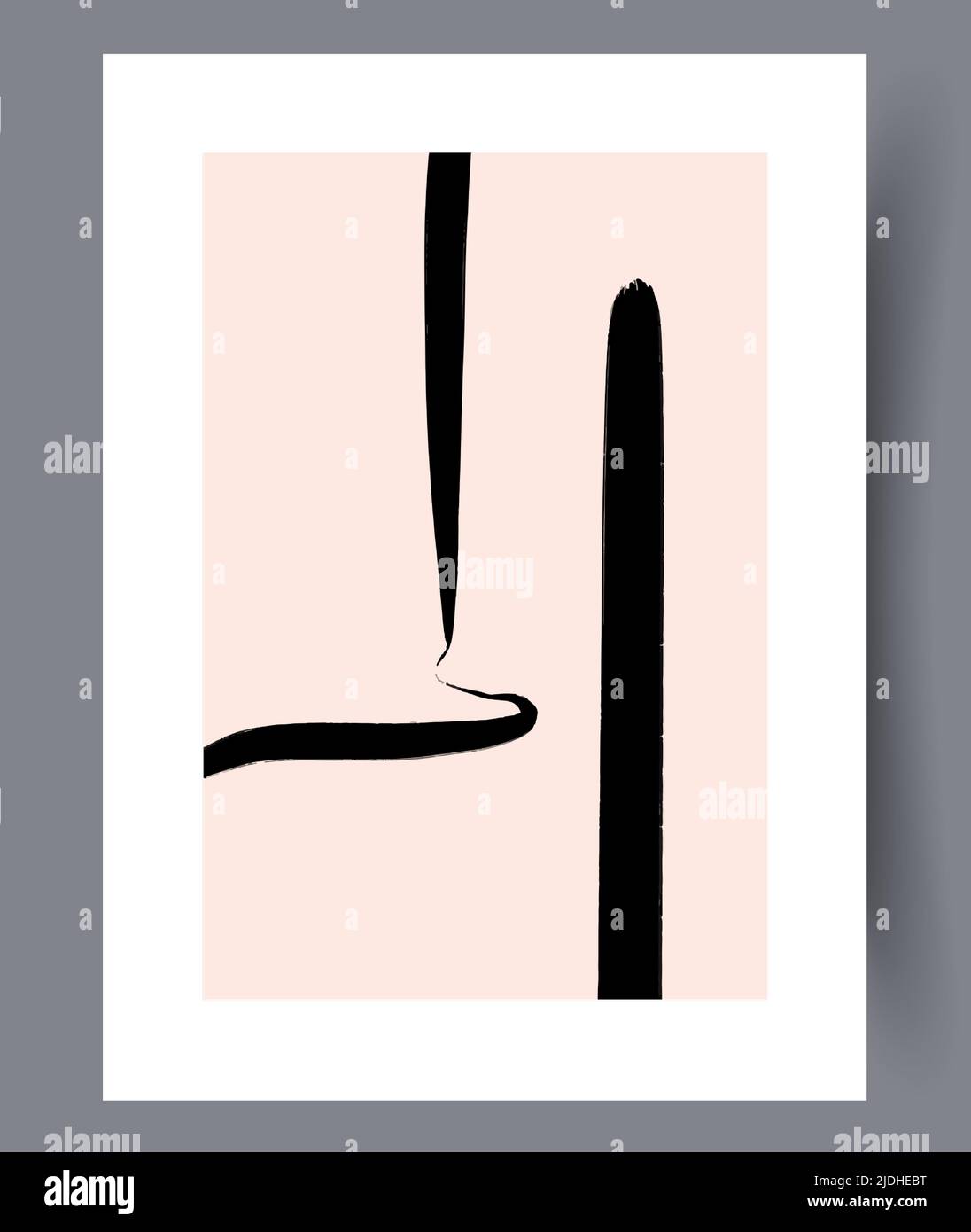 Modern printable artworks for interior designs Stock Vector Image & Art ...