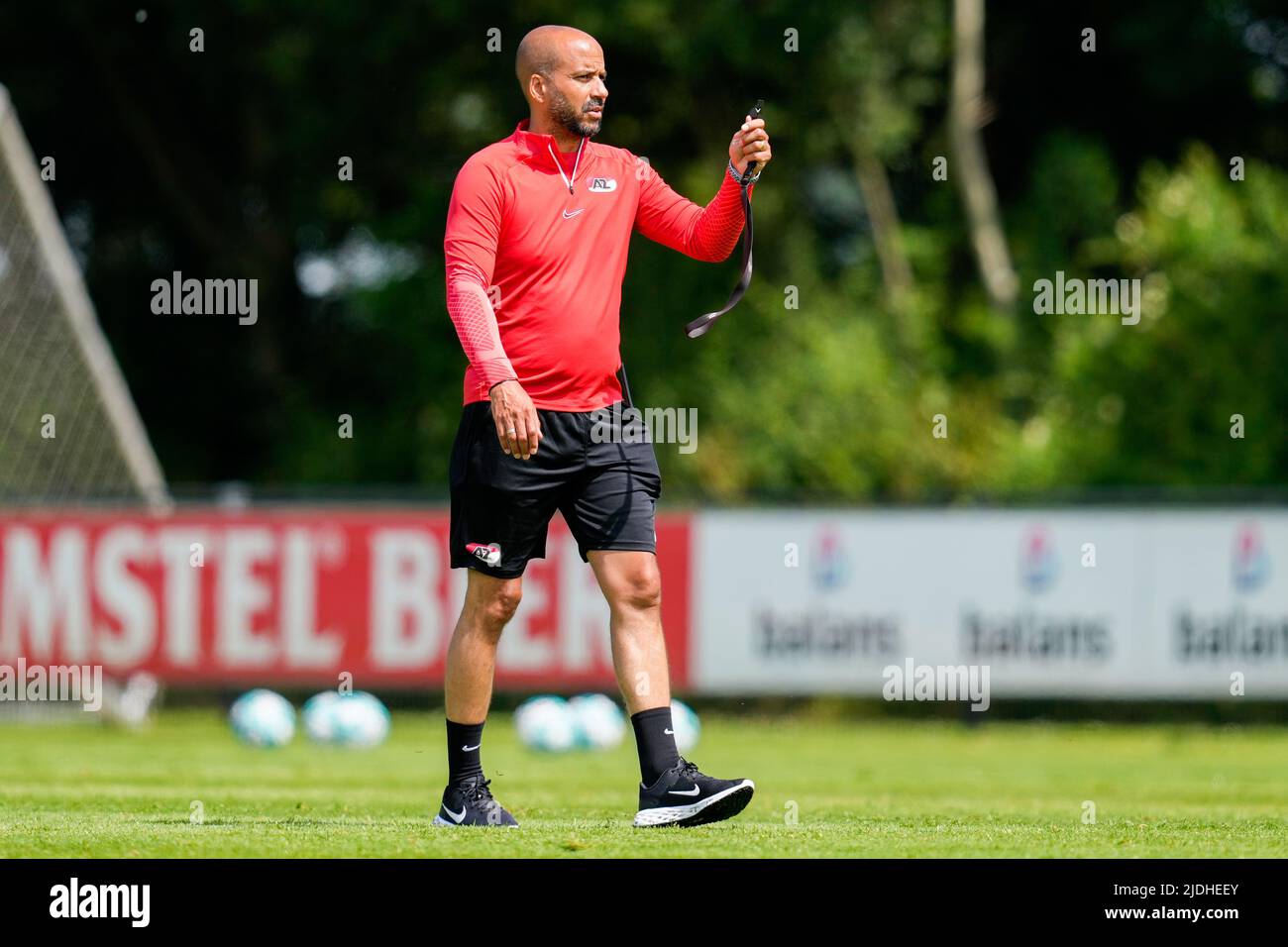 WIJDEWORMER, NETHERLANDS - JUNE 21: Coach Pascal Jansen of AZ during ...