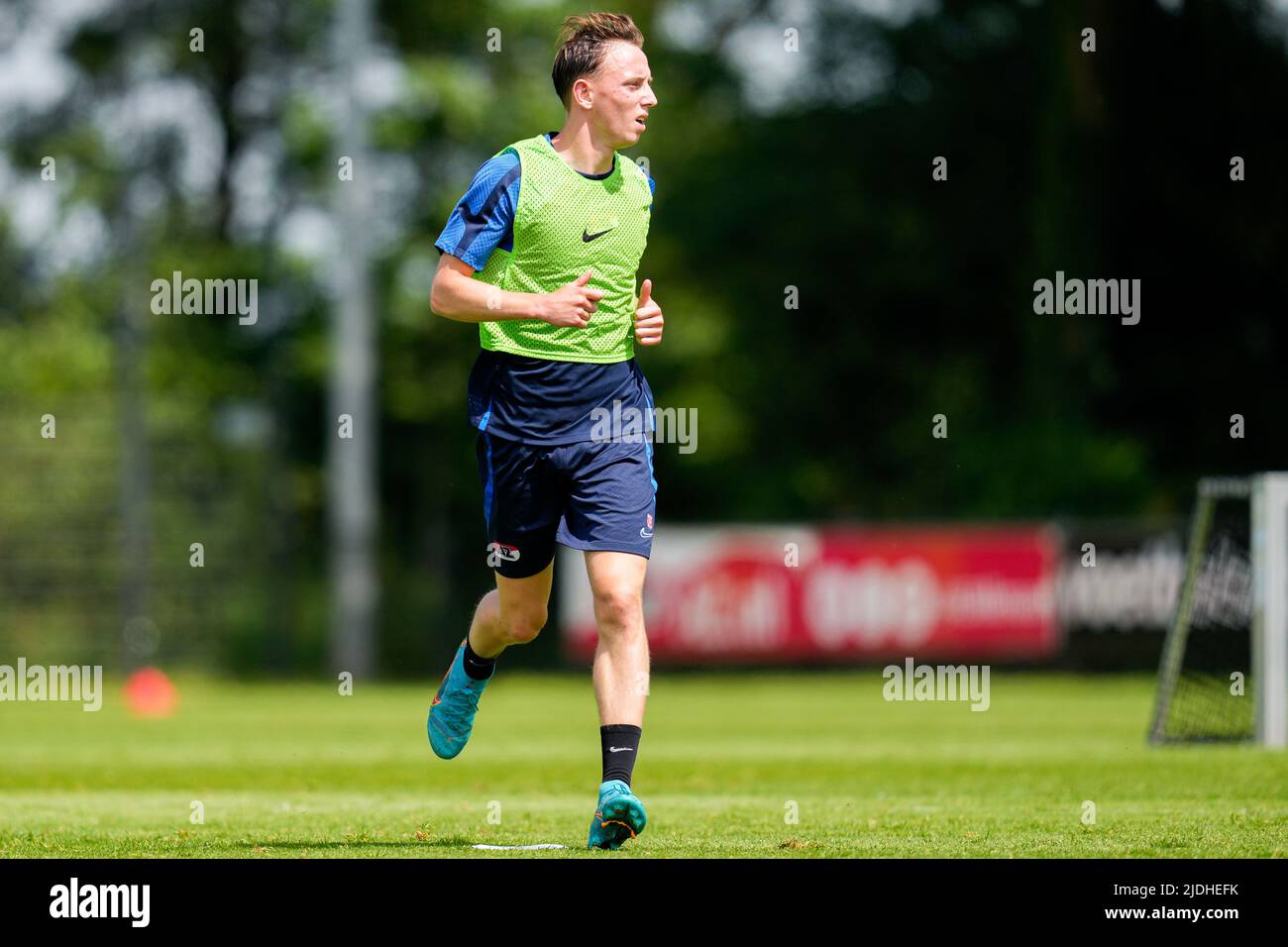 WIJDEWORMER, NETHERLANDS - JUNE 21: Fedde de Jong of AZ during the AZ ...