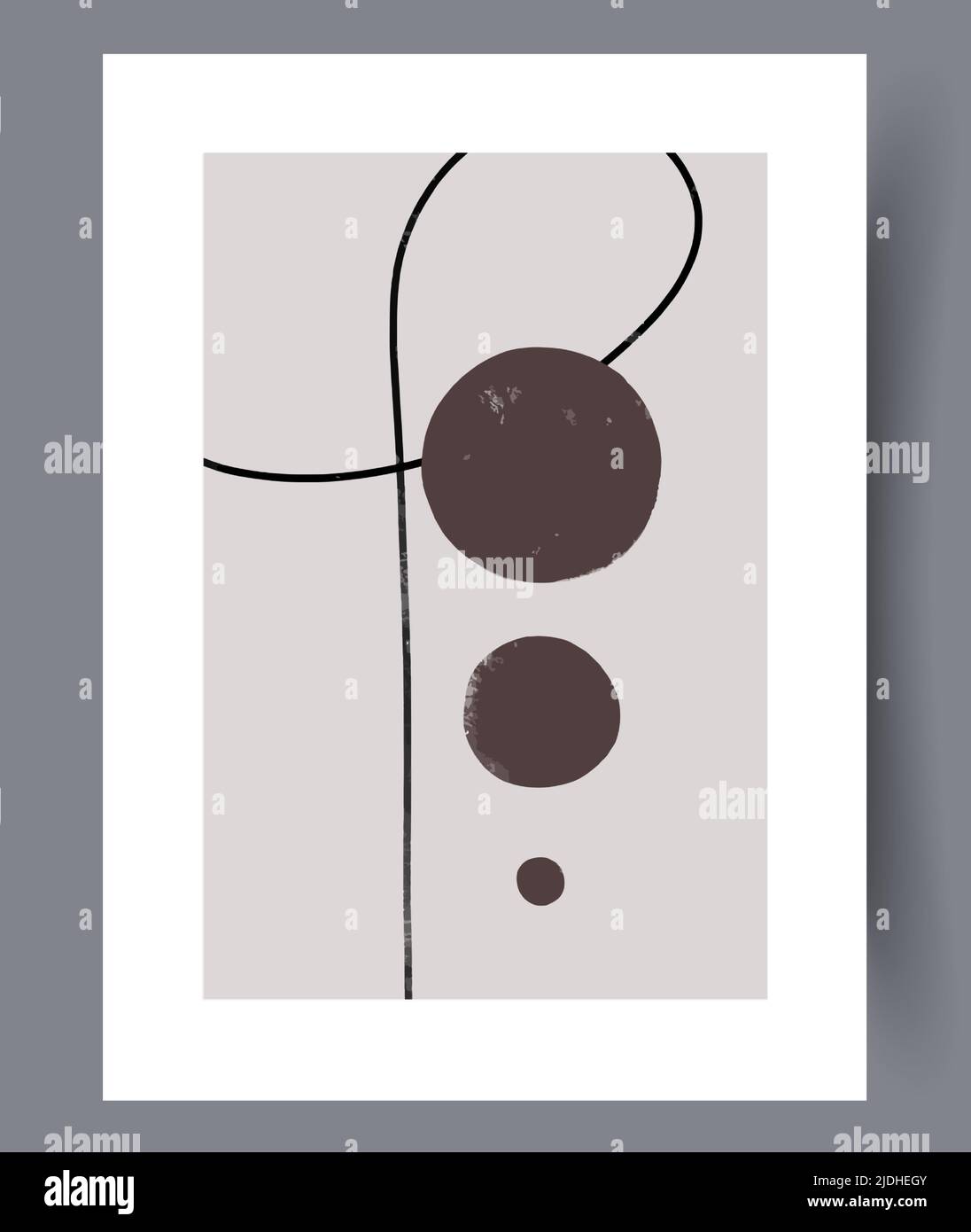 Modern printable artworks for interior designs Stock Vector Image & Art ...