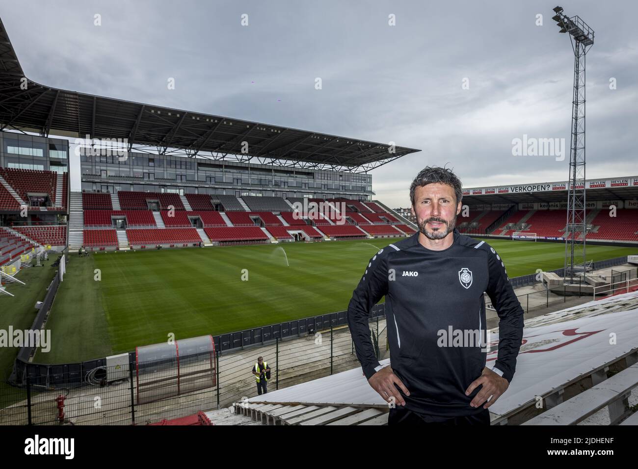 ANTWERP - Head coach Mark van Bommel in the stadium of the Belgian club ...