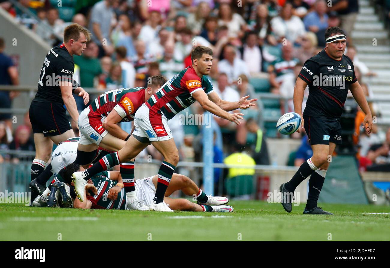 LONDON ENGLAND - JUNE 18 : Richard Wigglesworth of Leicester Tigers ...