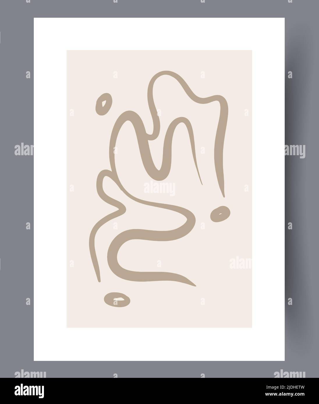 Modern printable artworks for interior designs Stock Vector Image & Art ...