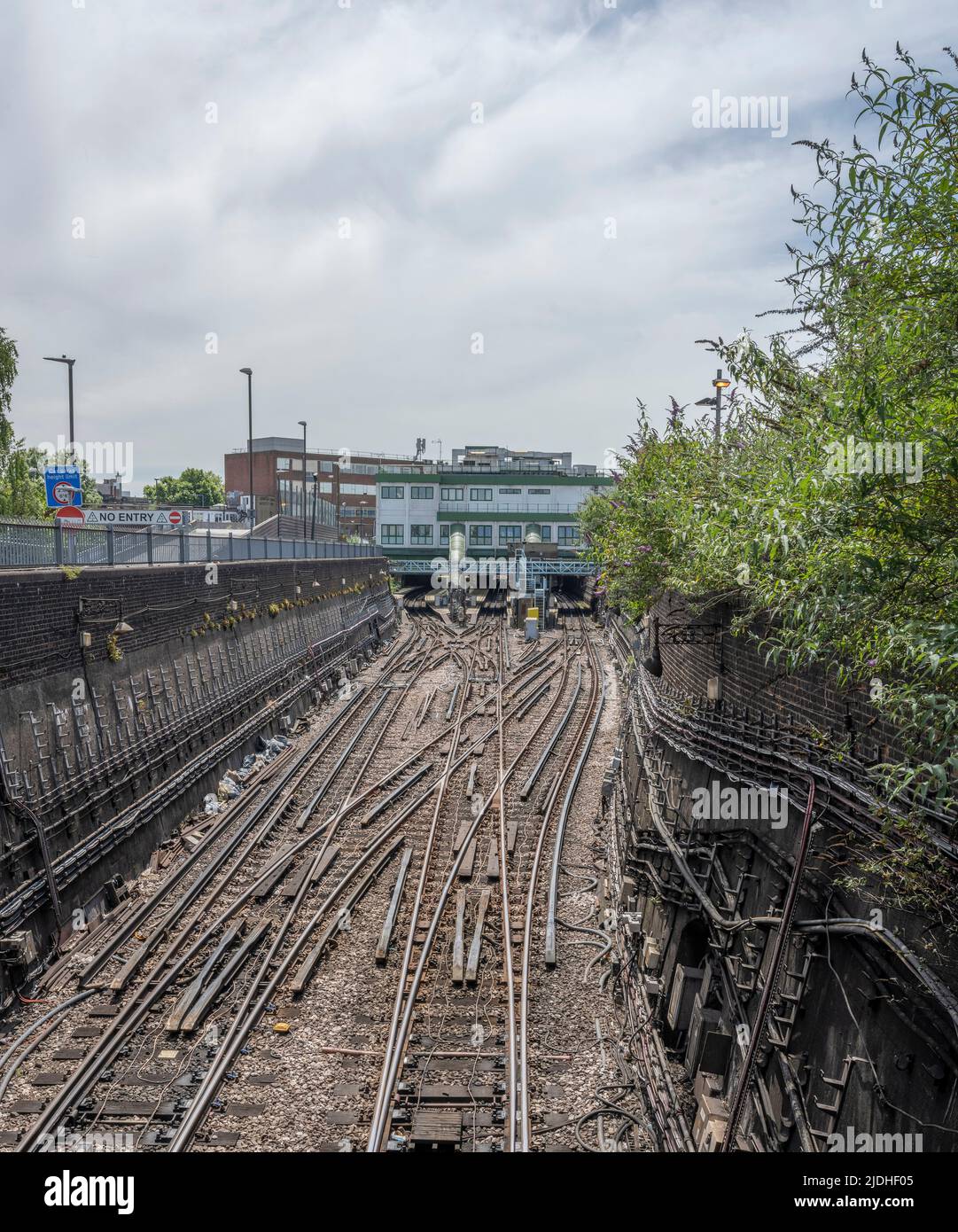 Morden Station, London, UK. 21 June 2022. London Underground at a ...
