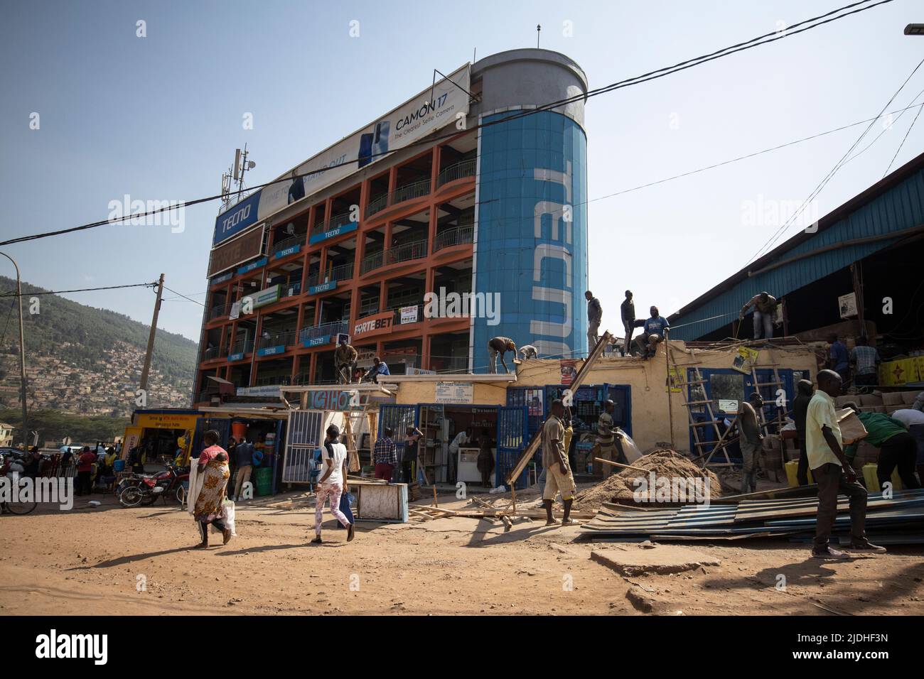 Rwanda, the Republic of Rwanda, landlocked country in the Great Rift ...