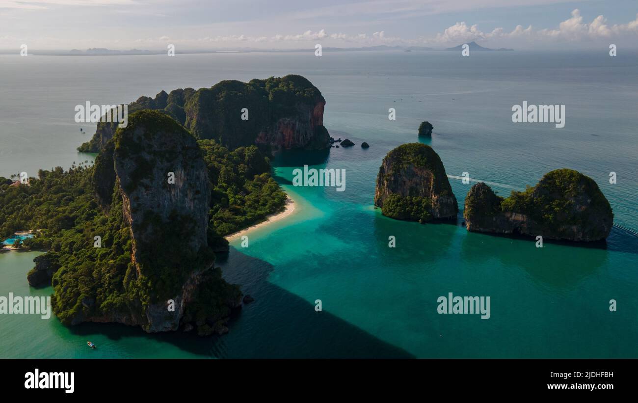Railay Beach Krabi Thailand, the tropical beach of Railay Krabi ...