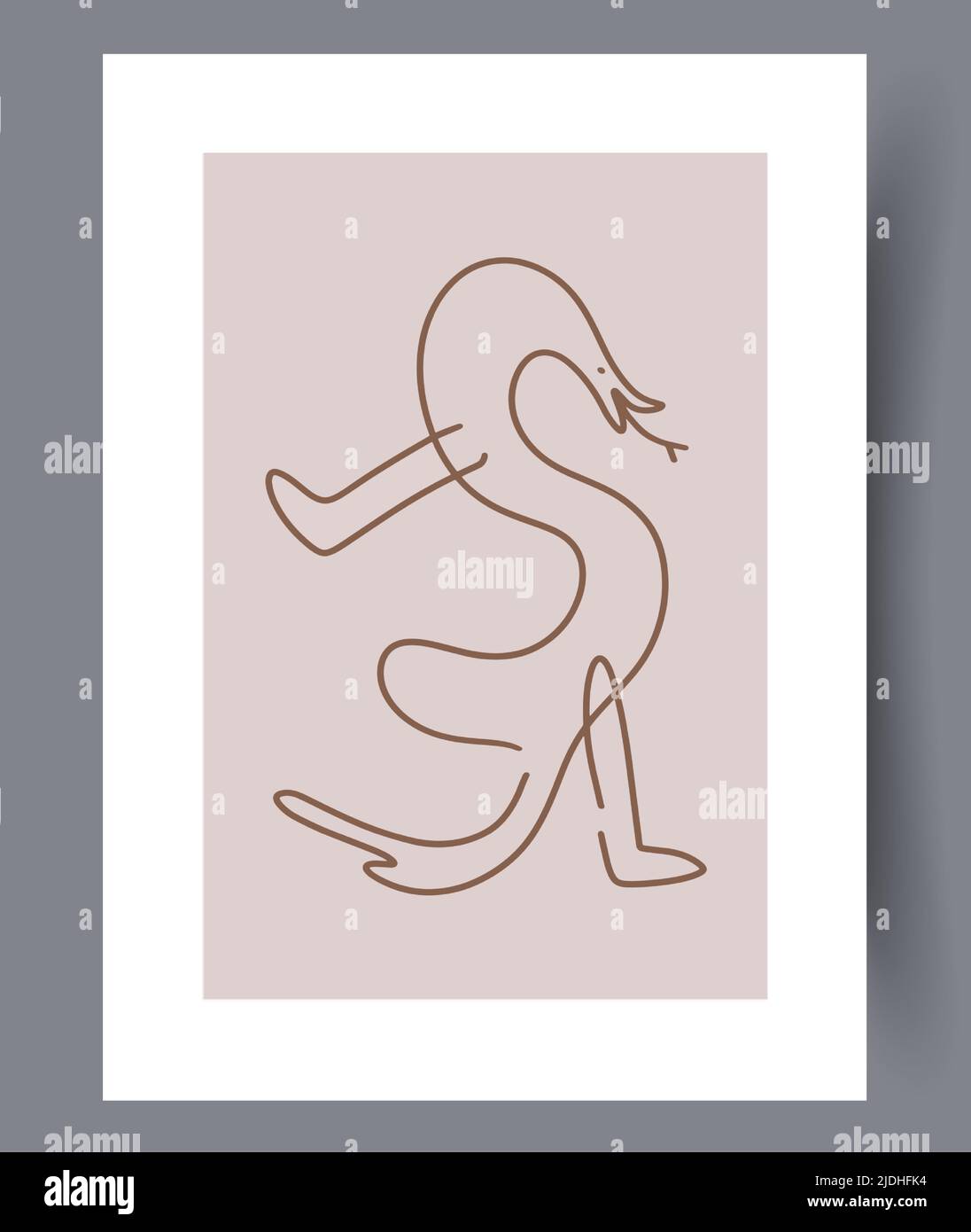 Collection art wall printable Stock Vector Images - Alamy