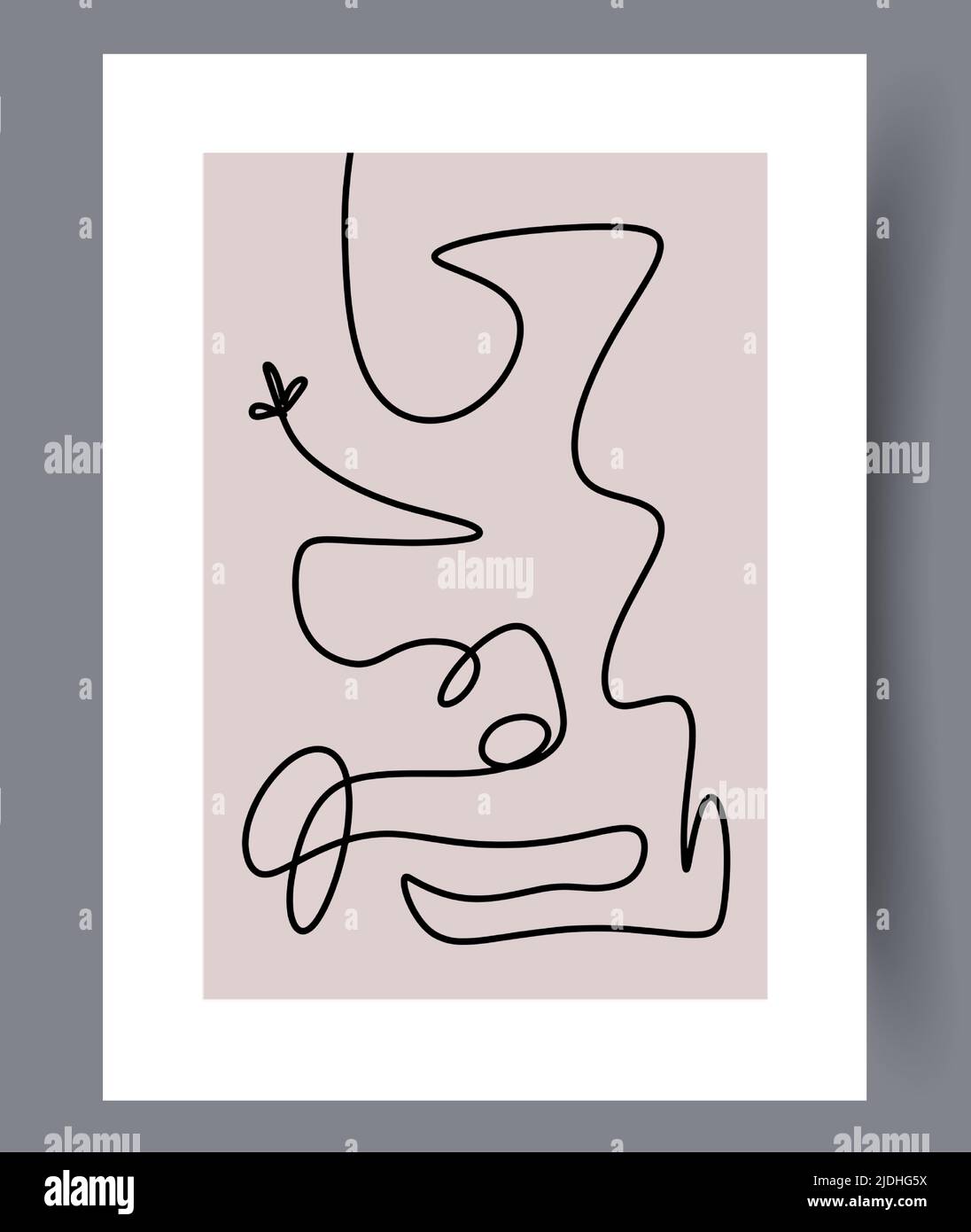 Printable minimalistic wall art decor Stock Vector Image & Art - Alamy