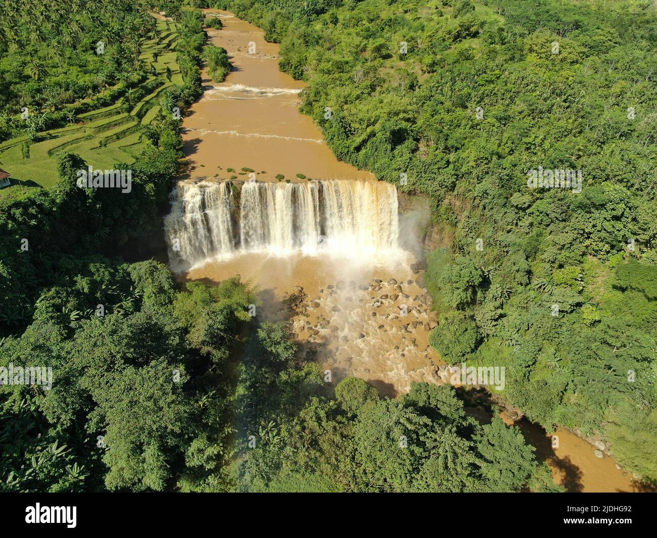 Waterfall at ciletuh geopark hi-res stock photography and images - Alamy