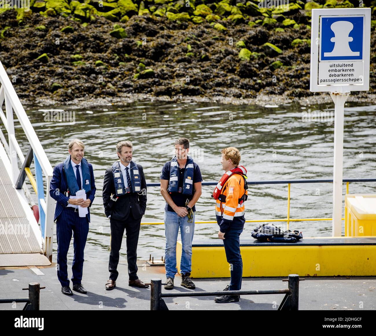 2022-06-21 13:46:32 ROTTERDAM - Crown Prince Frederik of Denmark (2nd L ...
