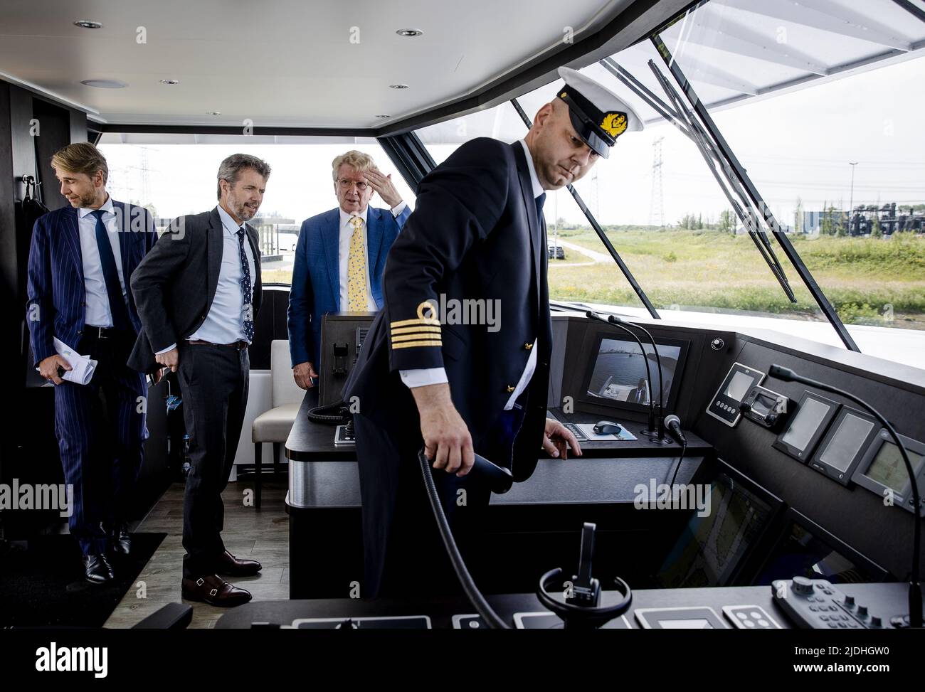 2022-06-21 12:56:30 ROTTERDAM - Crown Prince Frederik of Denmark (2nd L ...