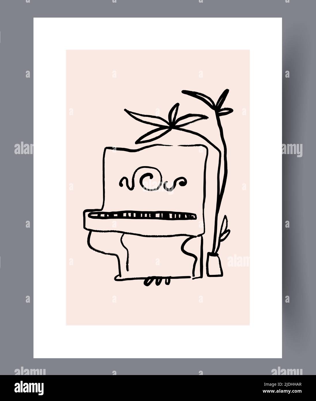 Printable minimalistic wall art decor Stock Vector Image & Art - Alamy