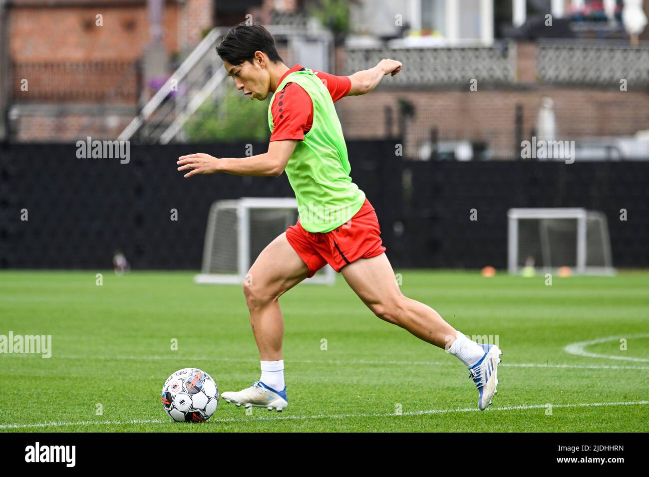 Antwerp's Koji Miyoshi pictured during a training session of Belgian ...