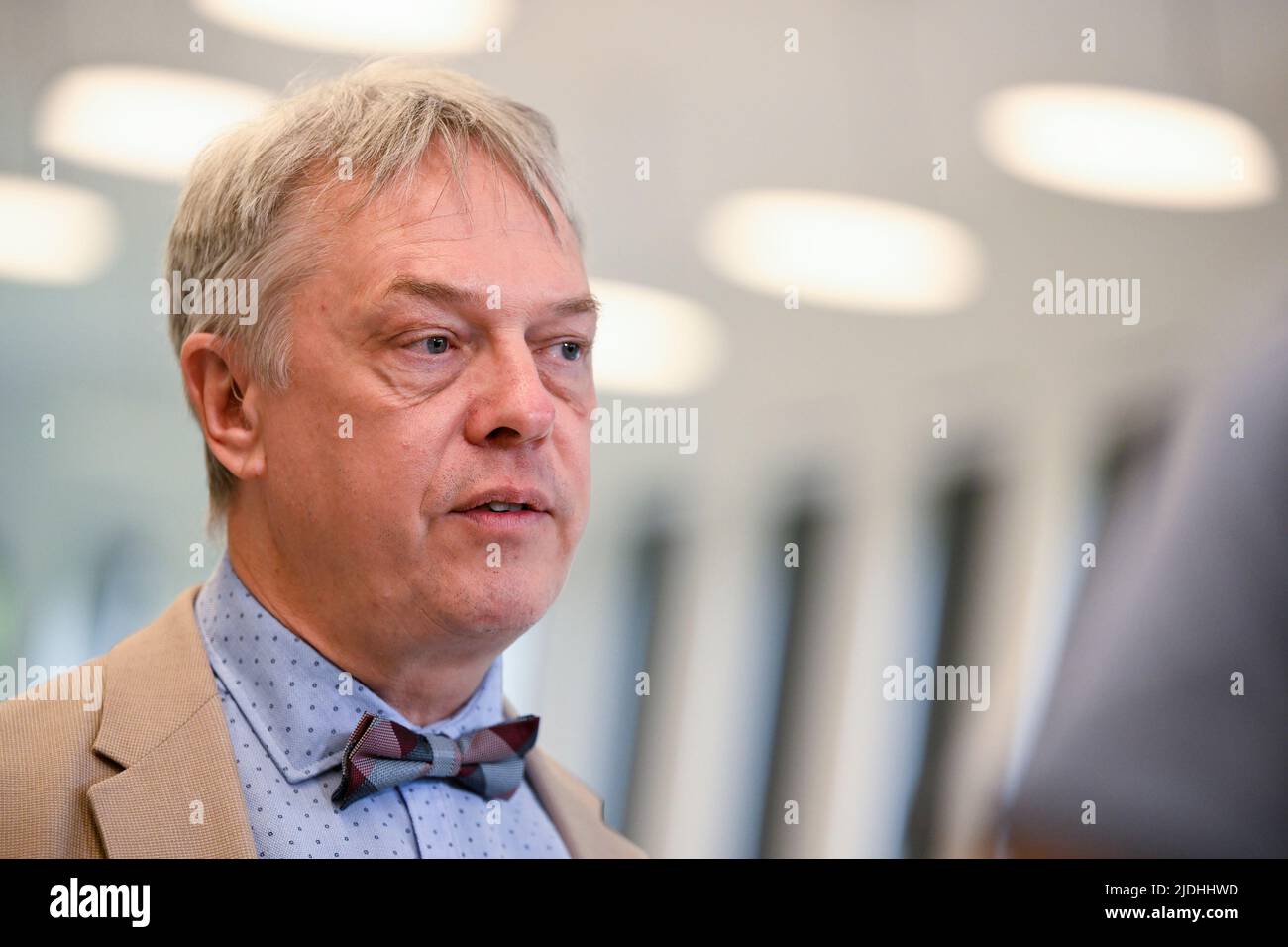 Etterbeek, Brussels, 21 June 2022. New VUB rector Jan Danckaert ...