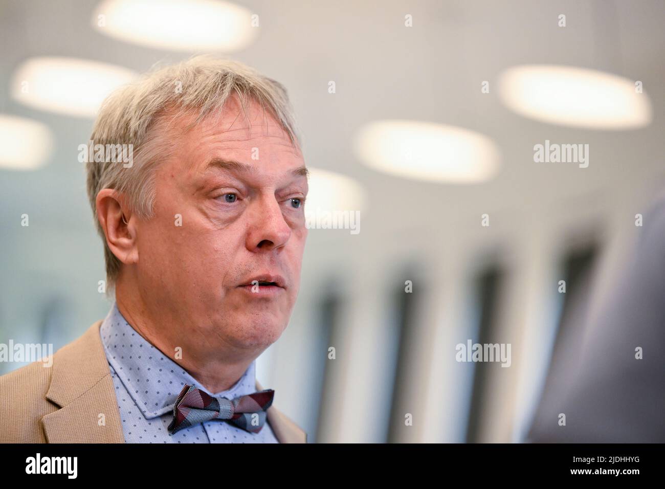 Etterbeek, Brussels, 21 June 2022. New VUB rector Jan Danckaert ...
