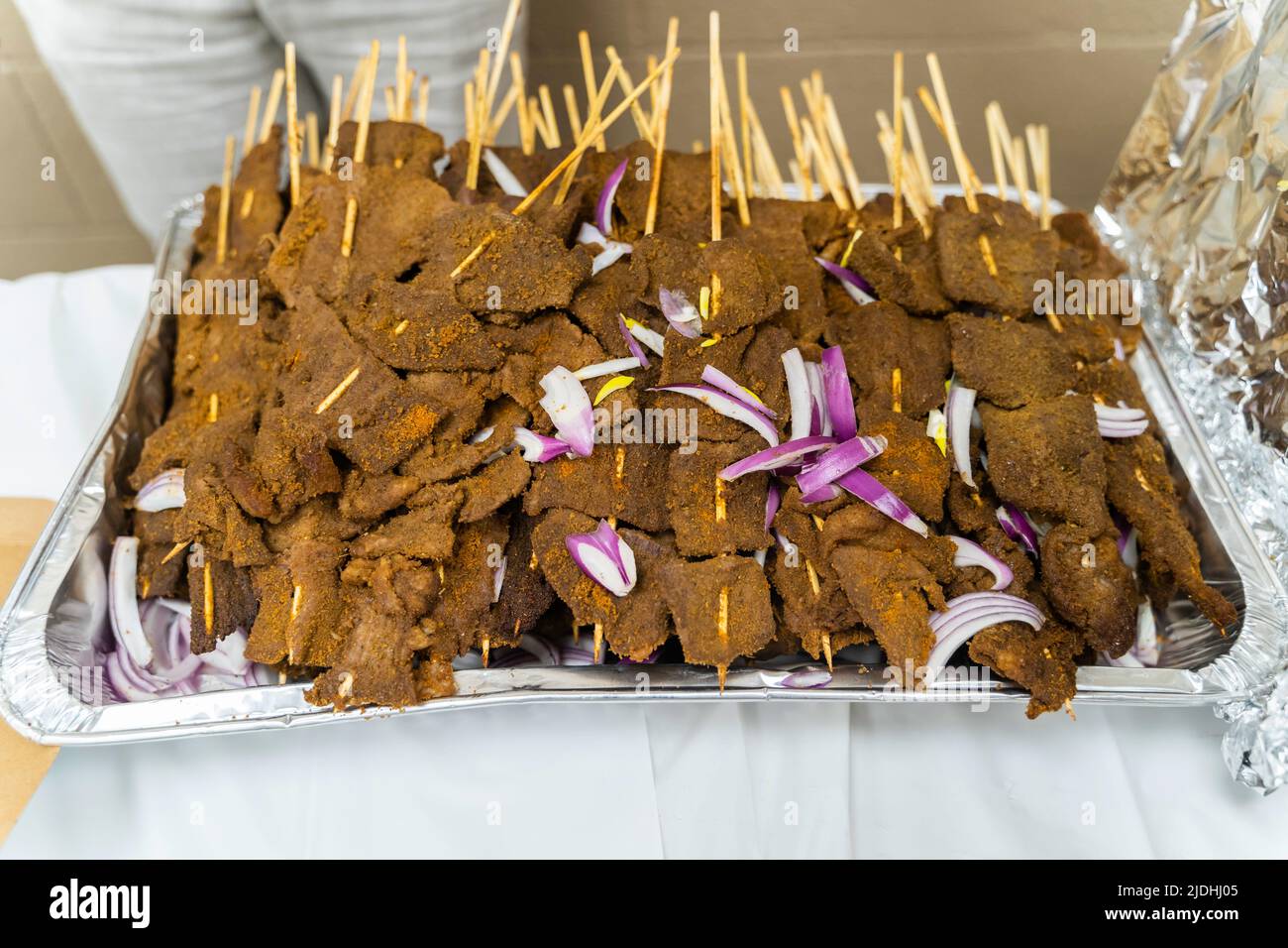 Nigerian party snack hi-res stock photography and images - Alamy