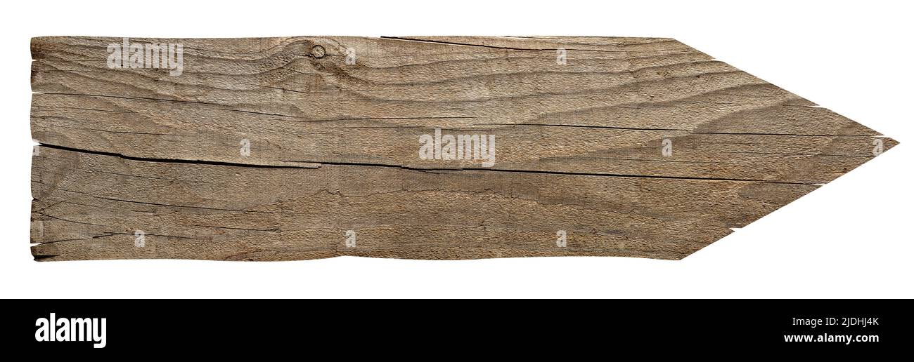 close up of a wooden arrow sign background on white background Stock ...