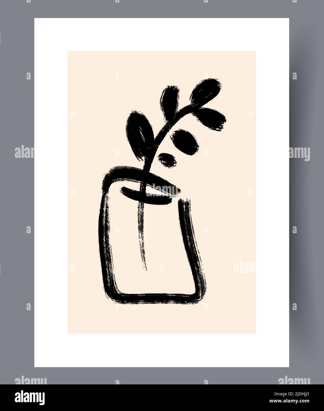 Printable minimalistic wall art decor Stock Vector Image & Art - Alamy