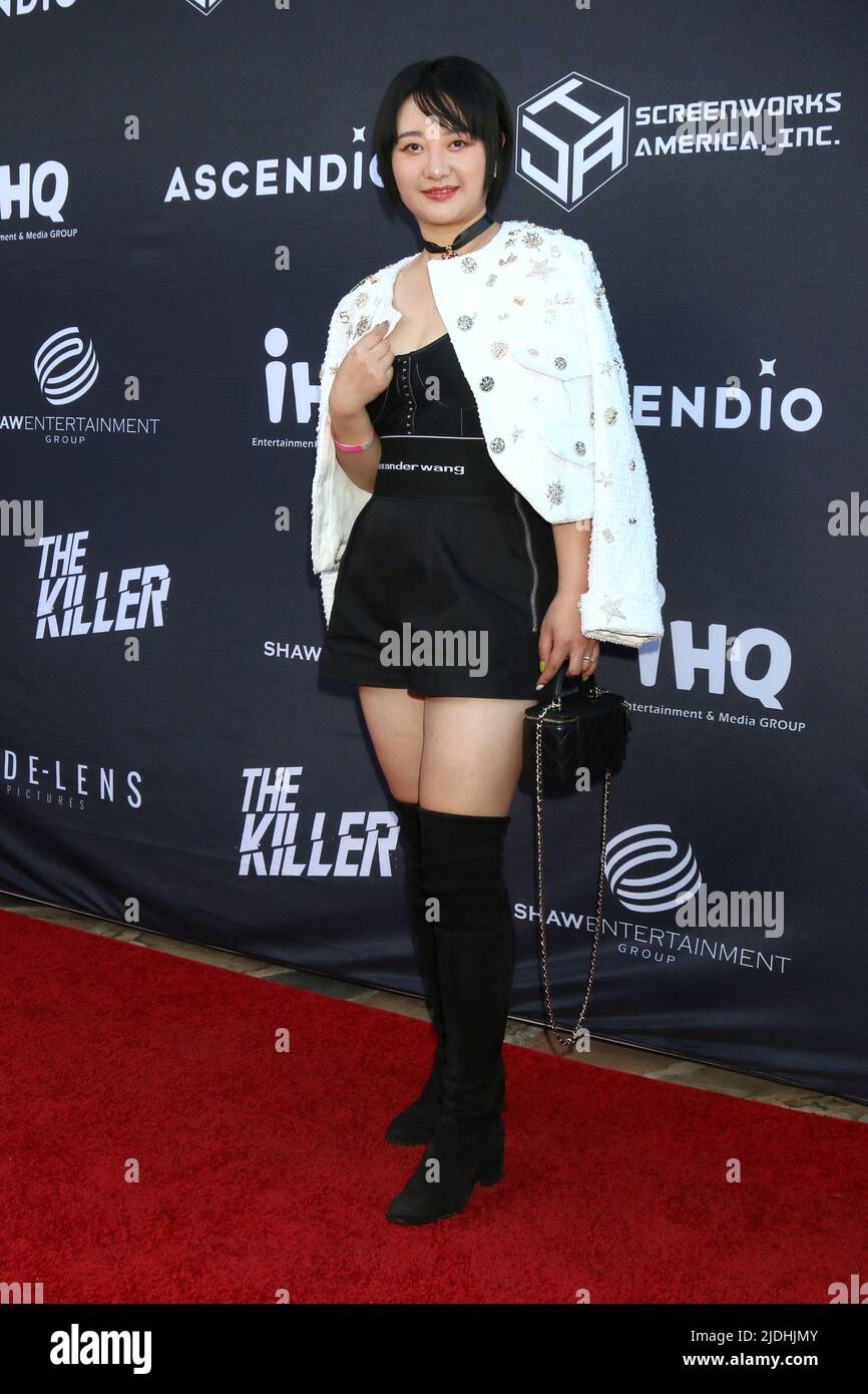 Westwood, USA. 20th June, 2022. Fei Fei Zhou at The Killer Los Angeles ...