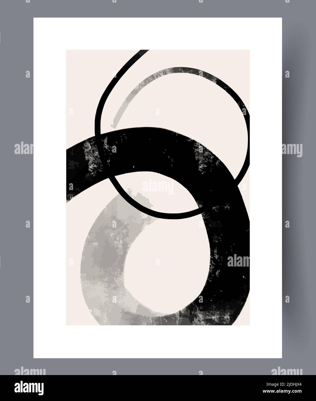 Modern printable artworks for interior designs Stock Vector Image & Art ...