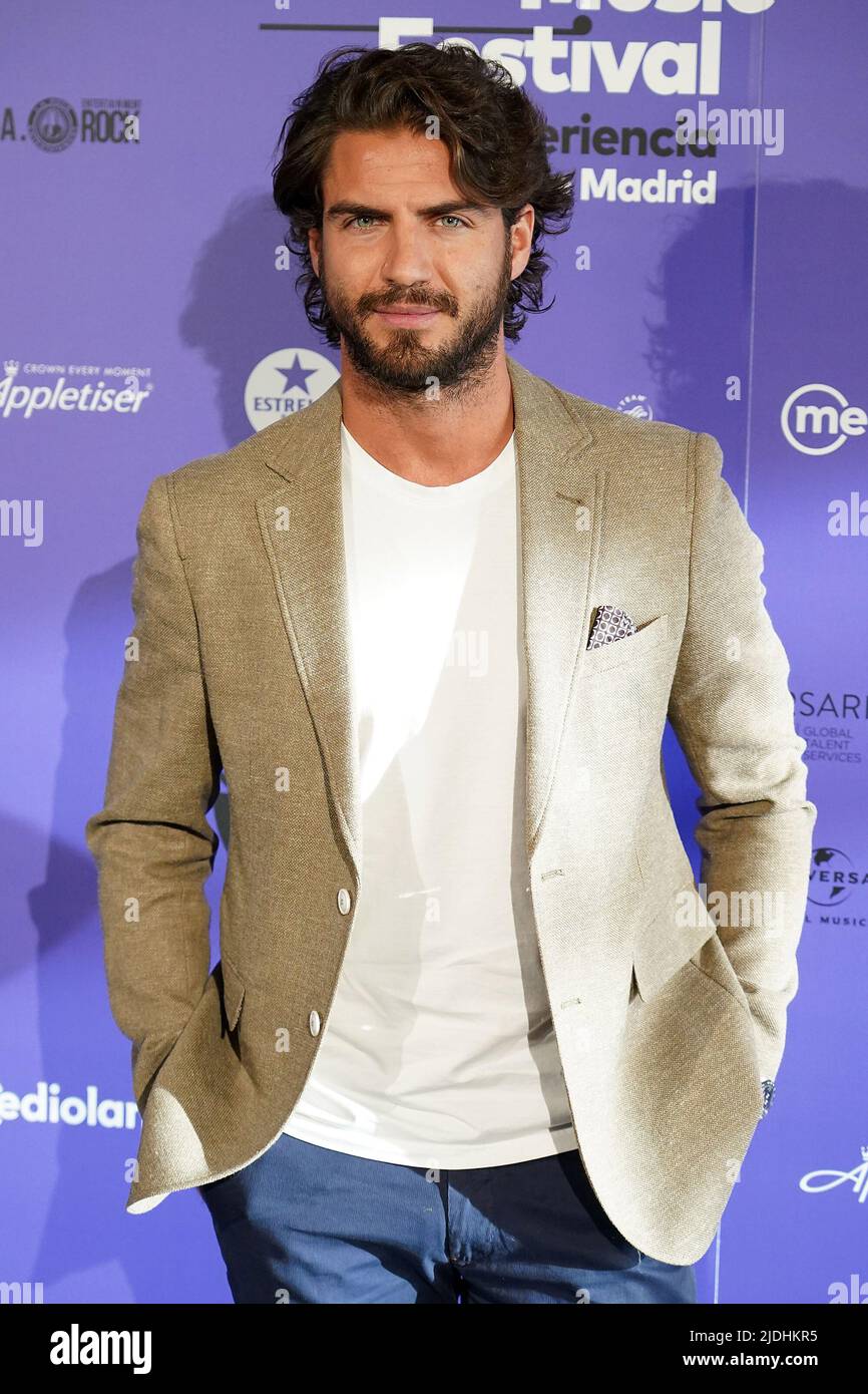 Madrid, Spain. June 20, 2022, Spanish actor Maxi Iglesias attends the ...