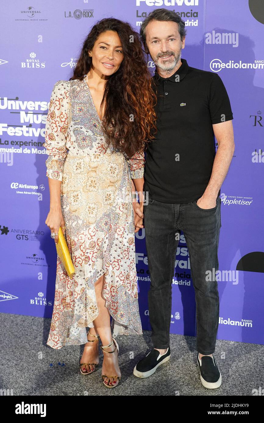 Madrid, Spain. June 20, 2022, Patricia Perez and Luis Canut attend the ...