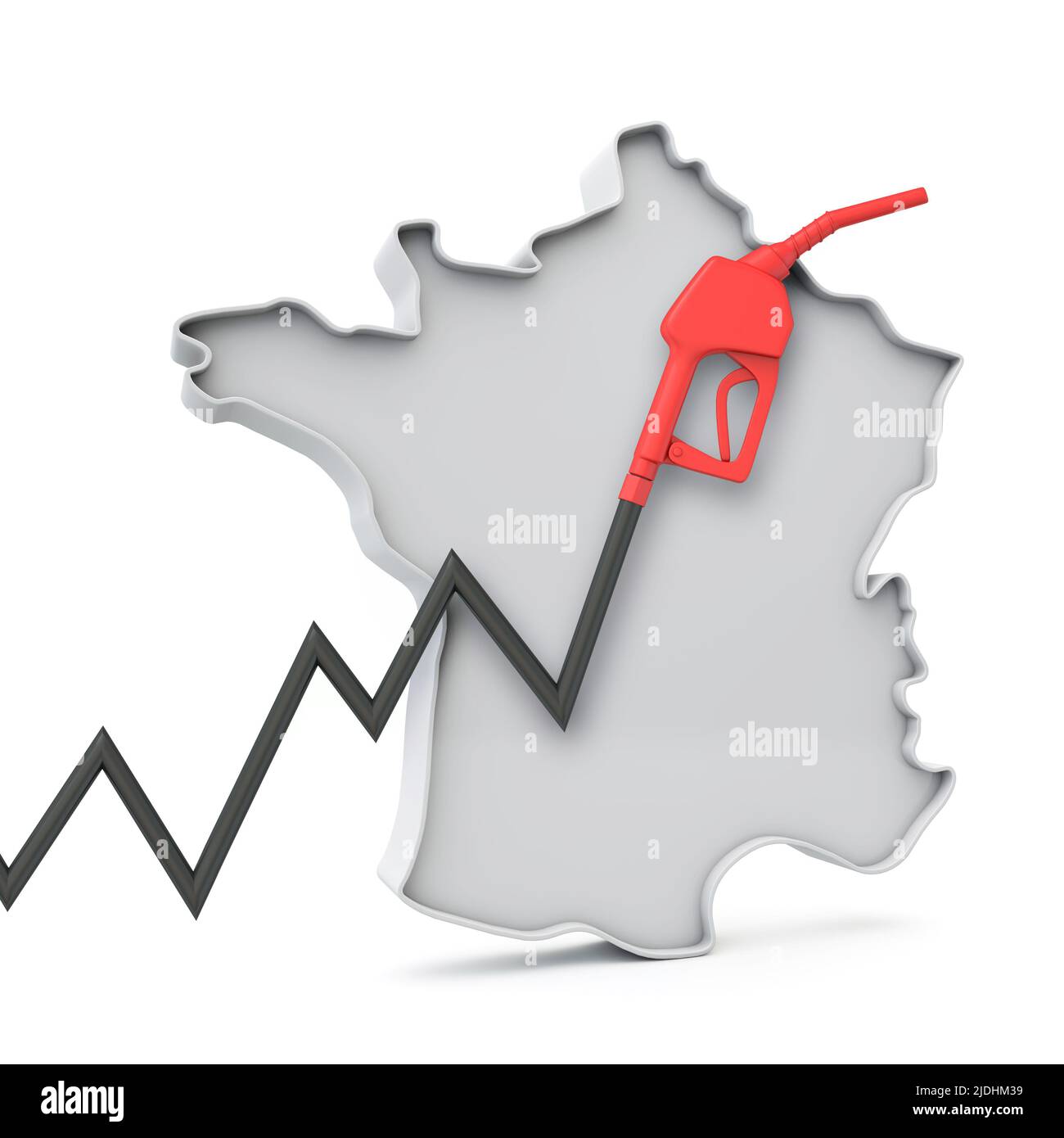 French petrol pump Cut Out Stock Images & Pictures - Alamy