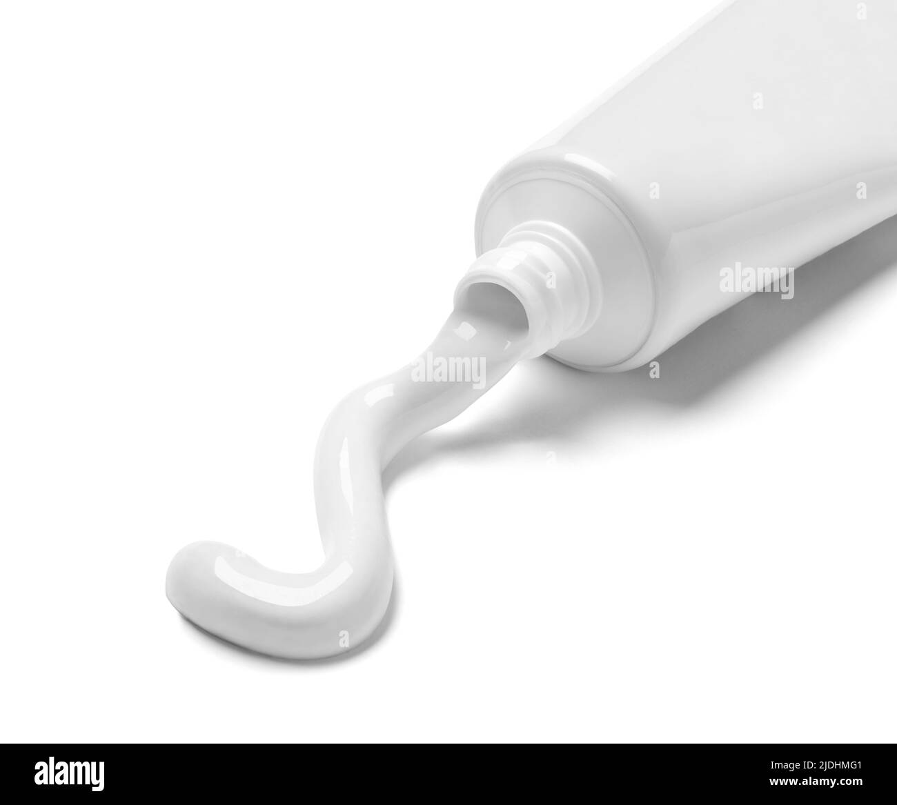 toothpaste beauty cream white tube hygiene health care Stock Photo - Alamy