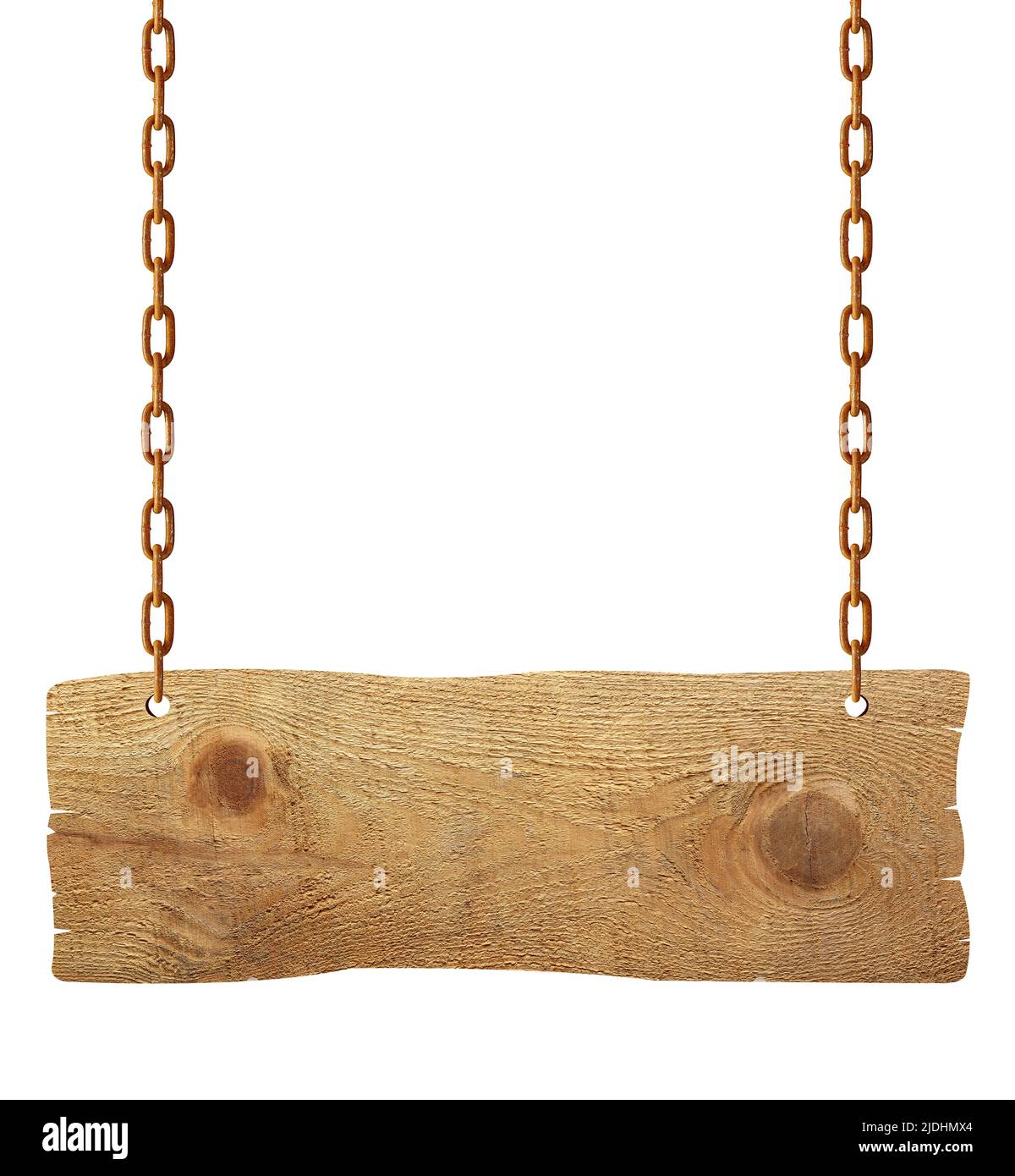 wooden sign chain ropesignboard signpost Stock Photo - Alamy