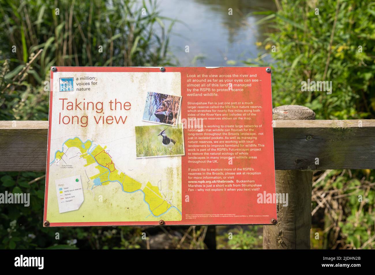 Rspb reserve information board hi-res stock photography and images - Alamy