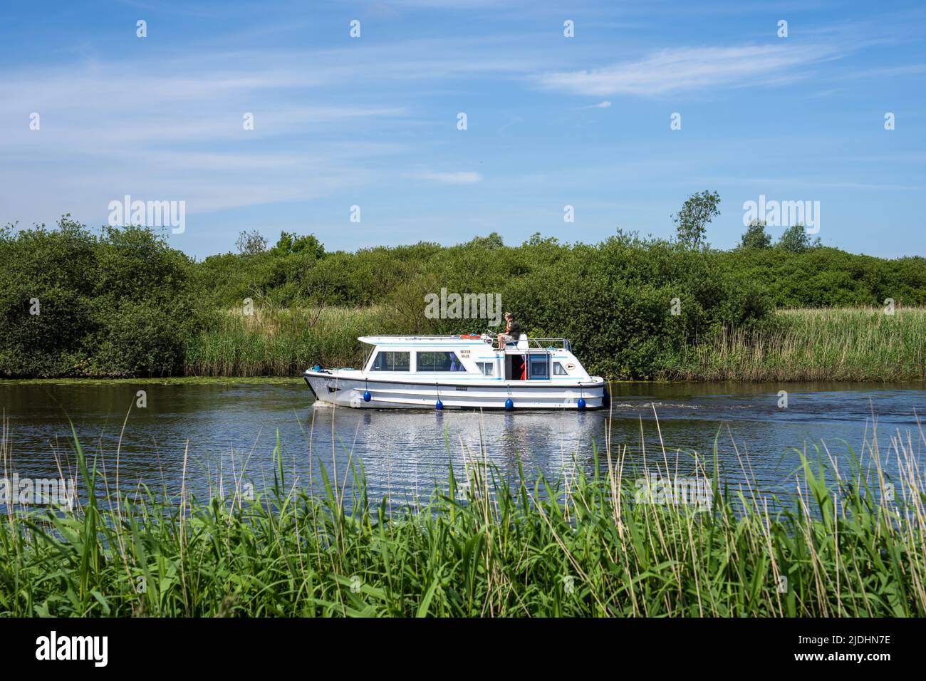 Norfolk broads national park wetlands hi-res stock photography and ...