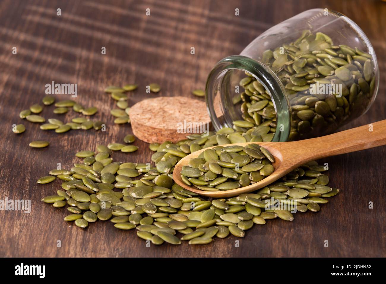 Delicious Raw Organic Pumpkin Seeds Without Shells Stock Photo - Alamy