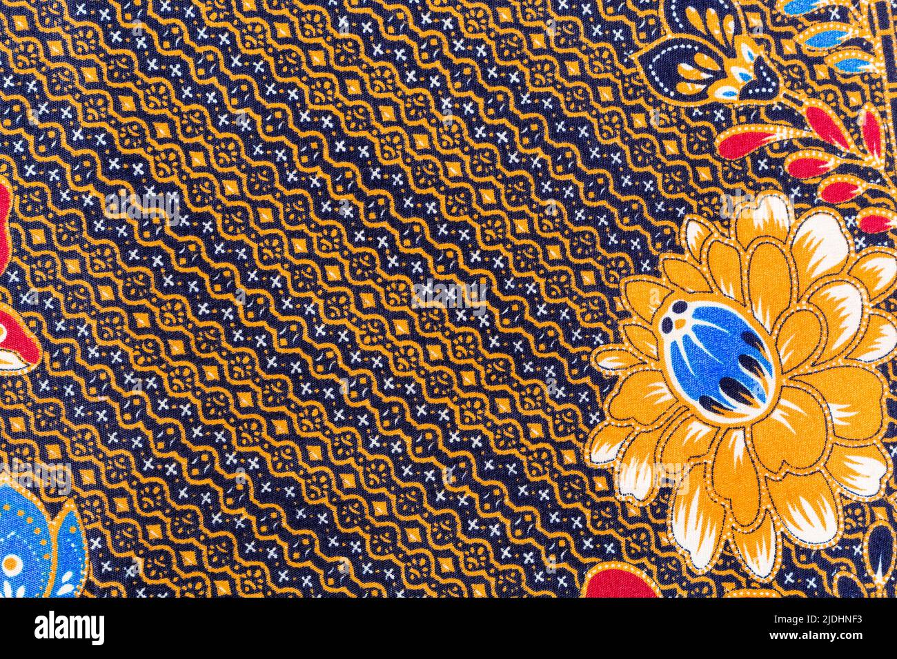 The Batik sarong pattern background in Thailand, traditional batik ...