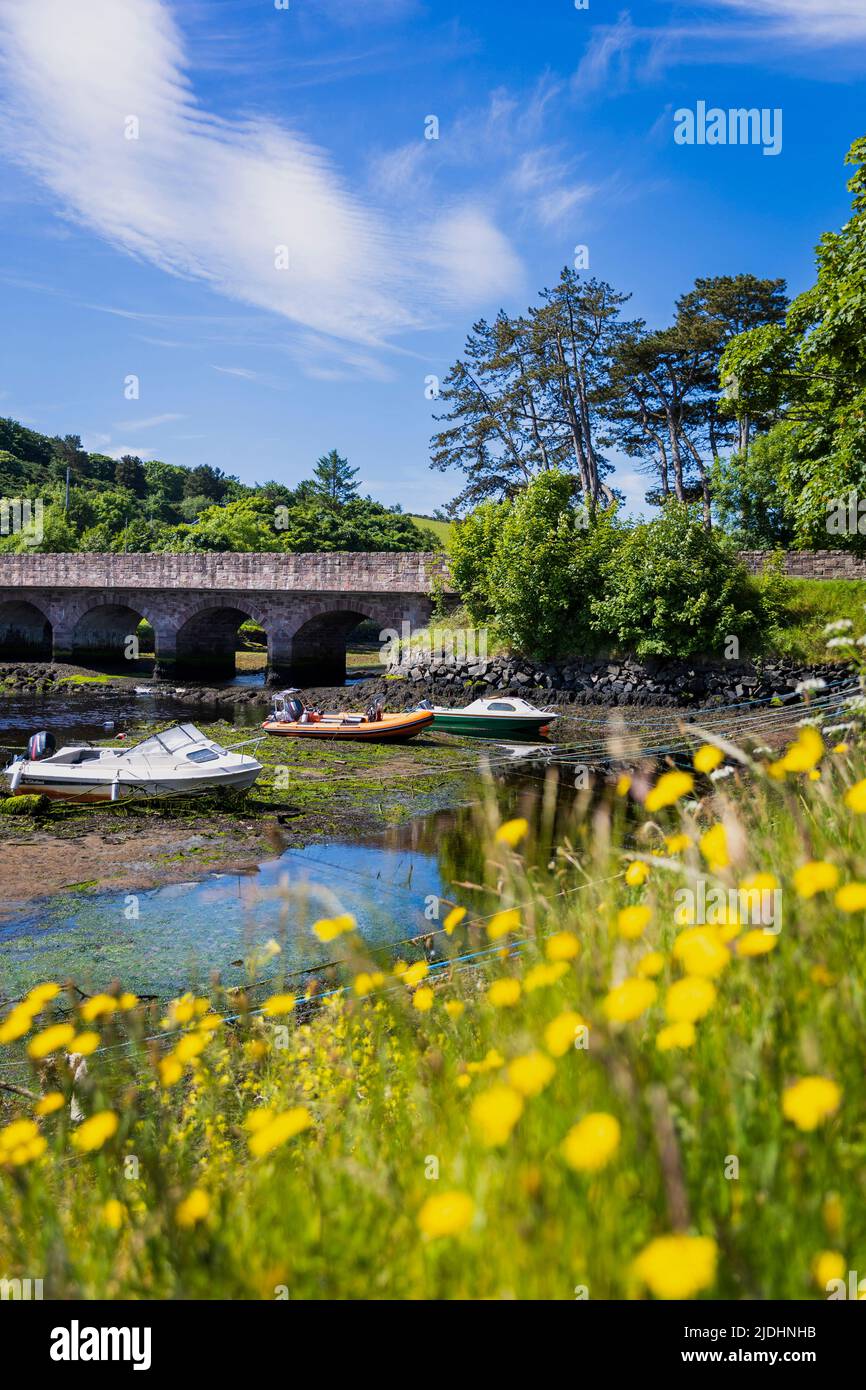 Cushendun in the Glens of Antrim, Northern Ireland Stock Photo - Alamy
