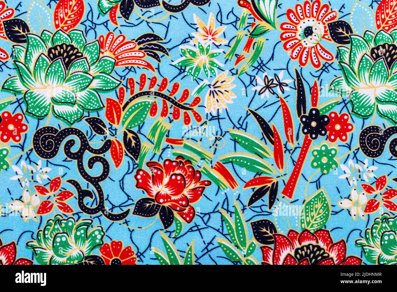 The Batik sarong pattern background in Thailand, traditional batik ...
