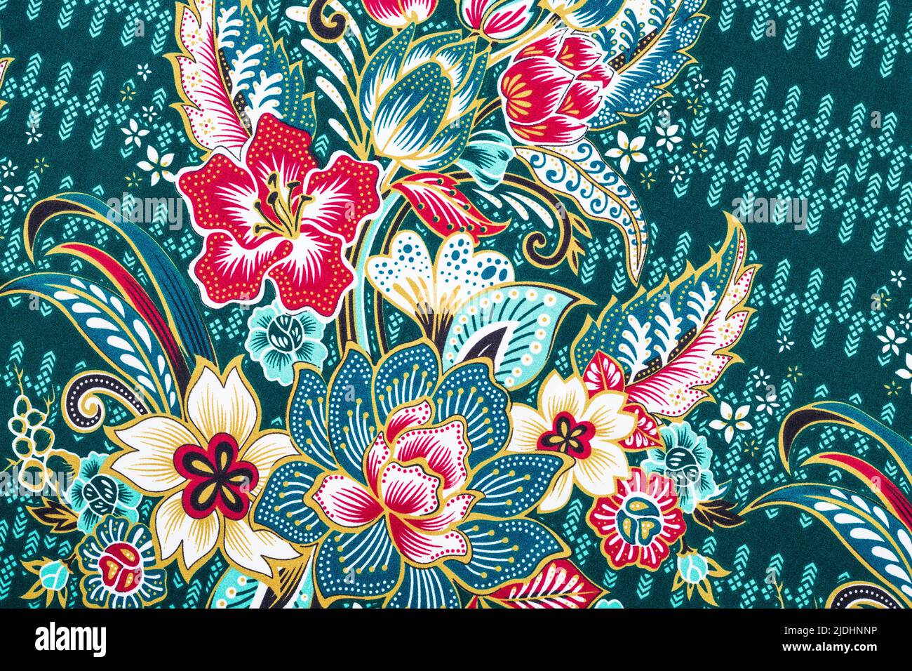 The Batik sarong pattern background in Thailand, traditional batik ...