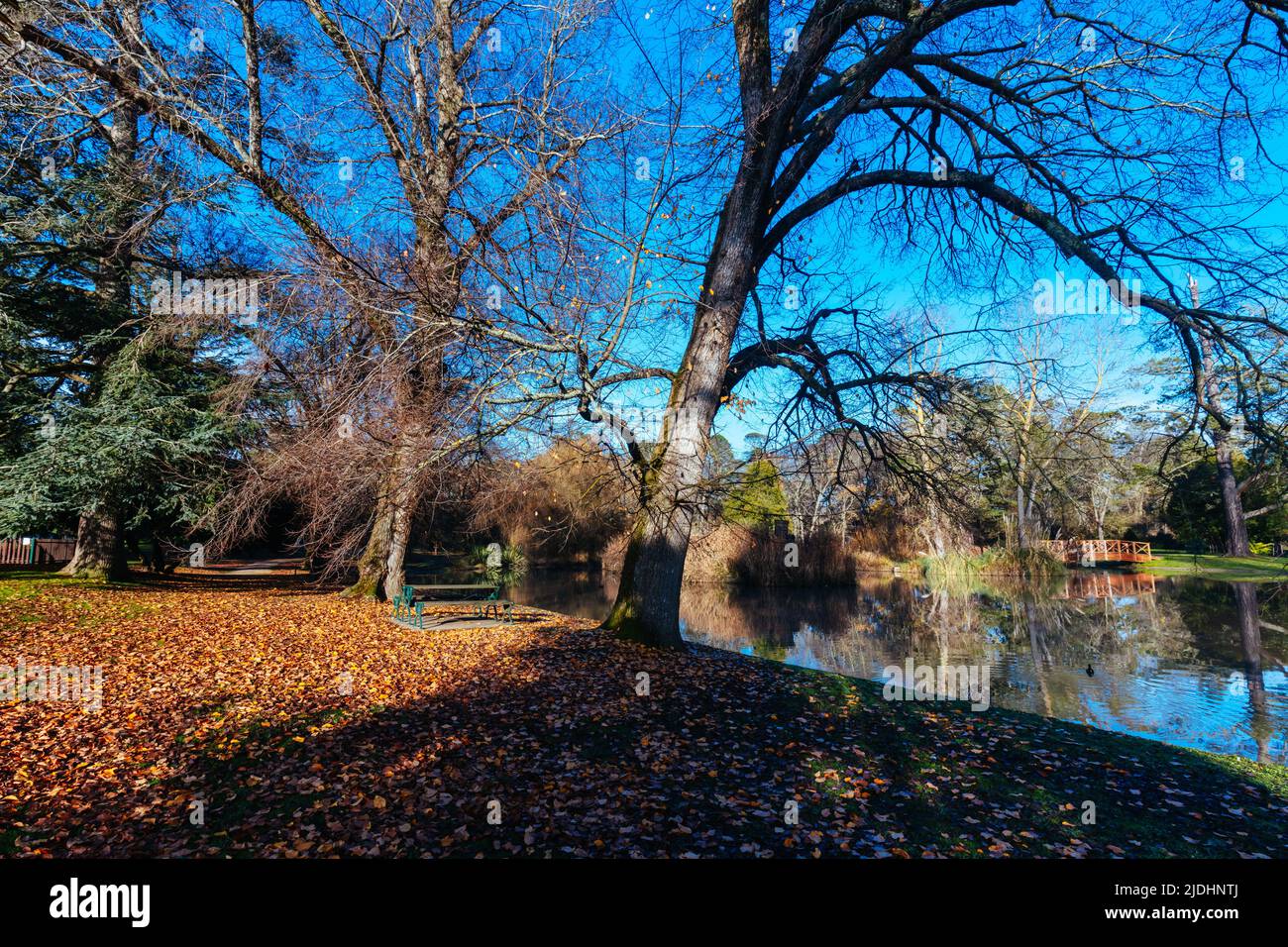 Malmsbury Botanic Gardens in Victoria Australia Stock Photo - Alamy