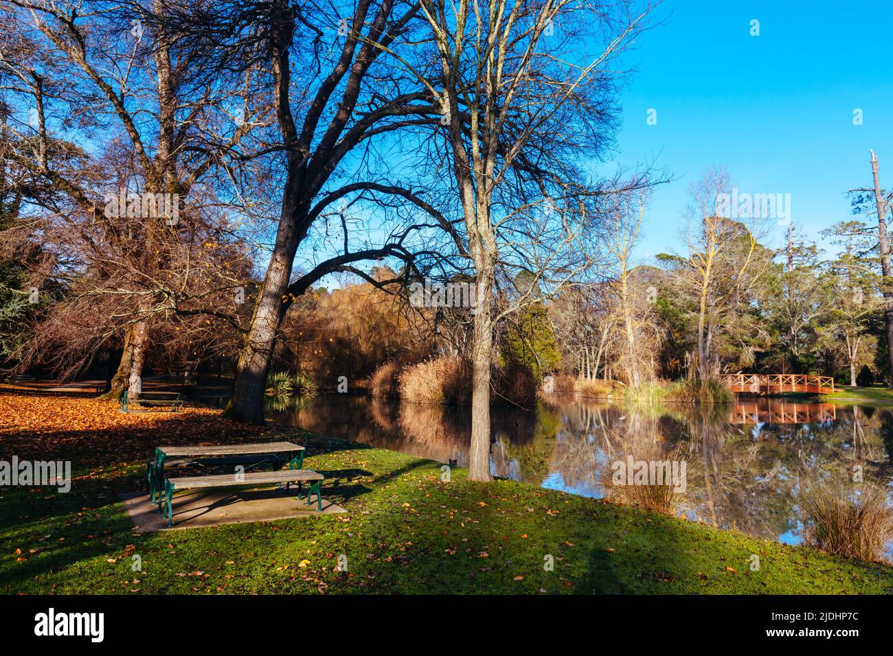 Malmsbury Botanic Gardens in Victoria Australia Stock Photo - Alamy