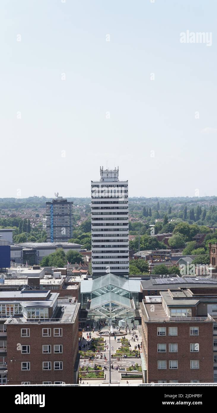 St Michael’s Tower at Coventry Cathedral Stock Photo - Alamy