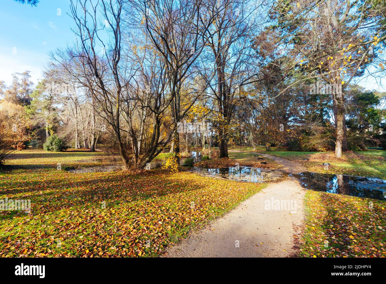 Malmsbury Botanic Gardens in Victoria Australia Stock Photo - Alamy