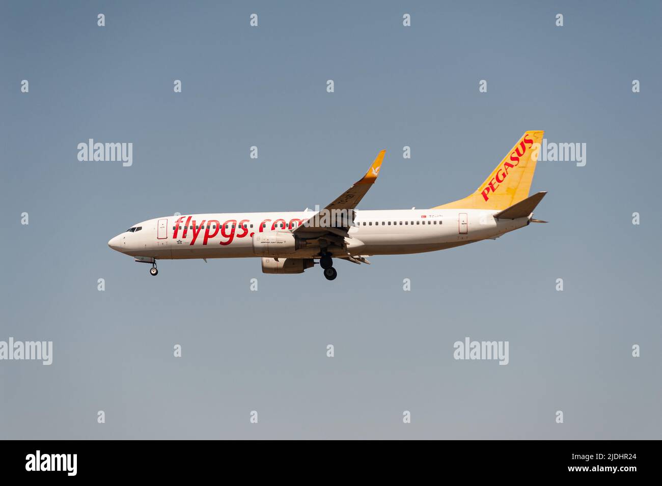 18.06.2022, Berlin, Germany, Europe - A Pegasus Airlines Boeing 737-800 ...