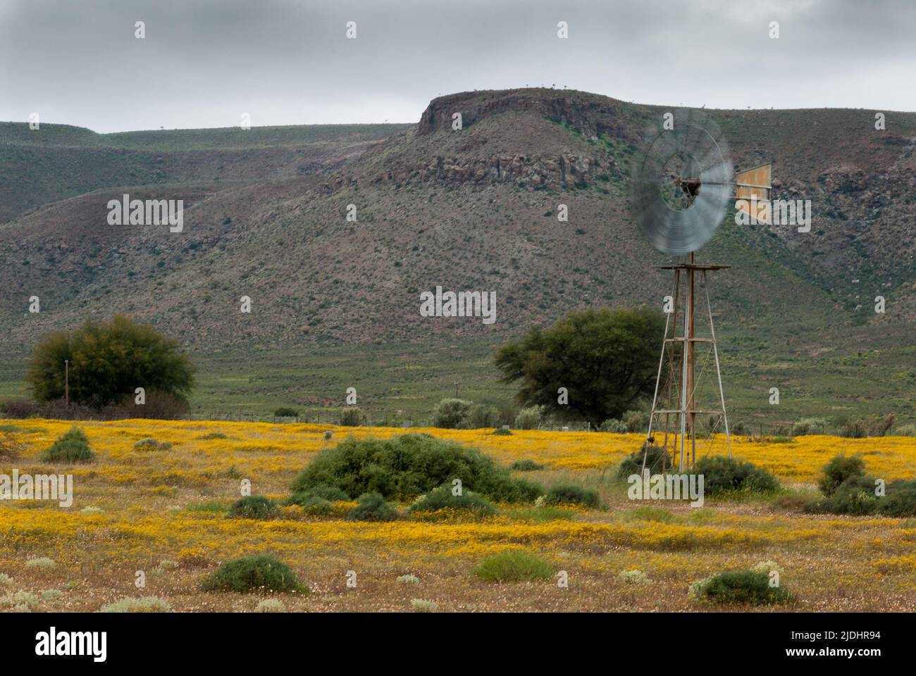 Windmill - A working Vintage agricultural windmill in a rural setting ...