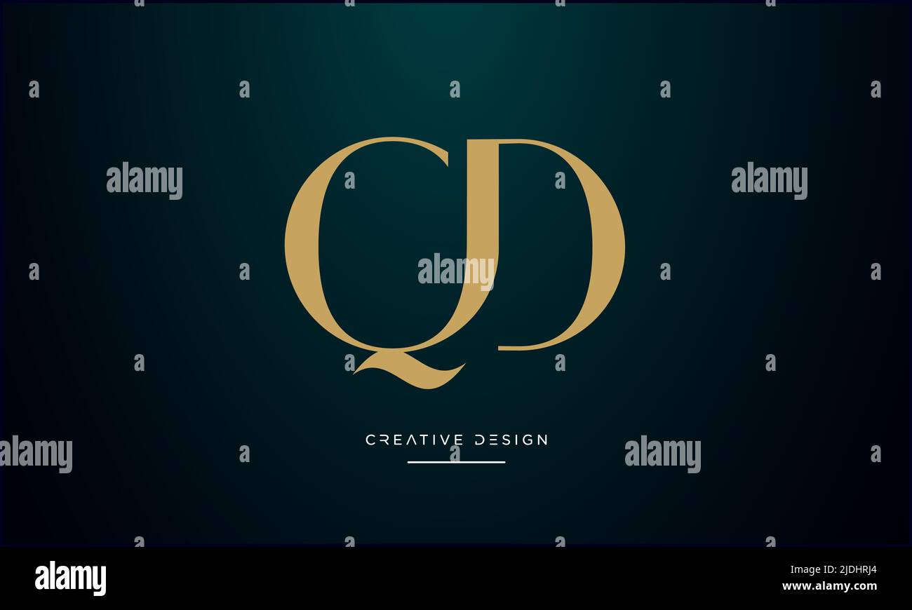 QD or DQ Alphabet Letters Logo Icon Monogram Stock Vector Image & Art ...