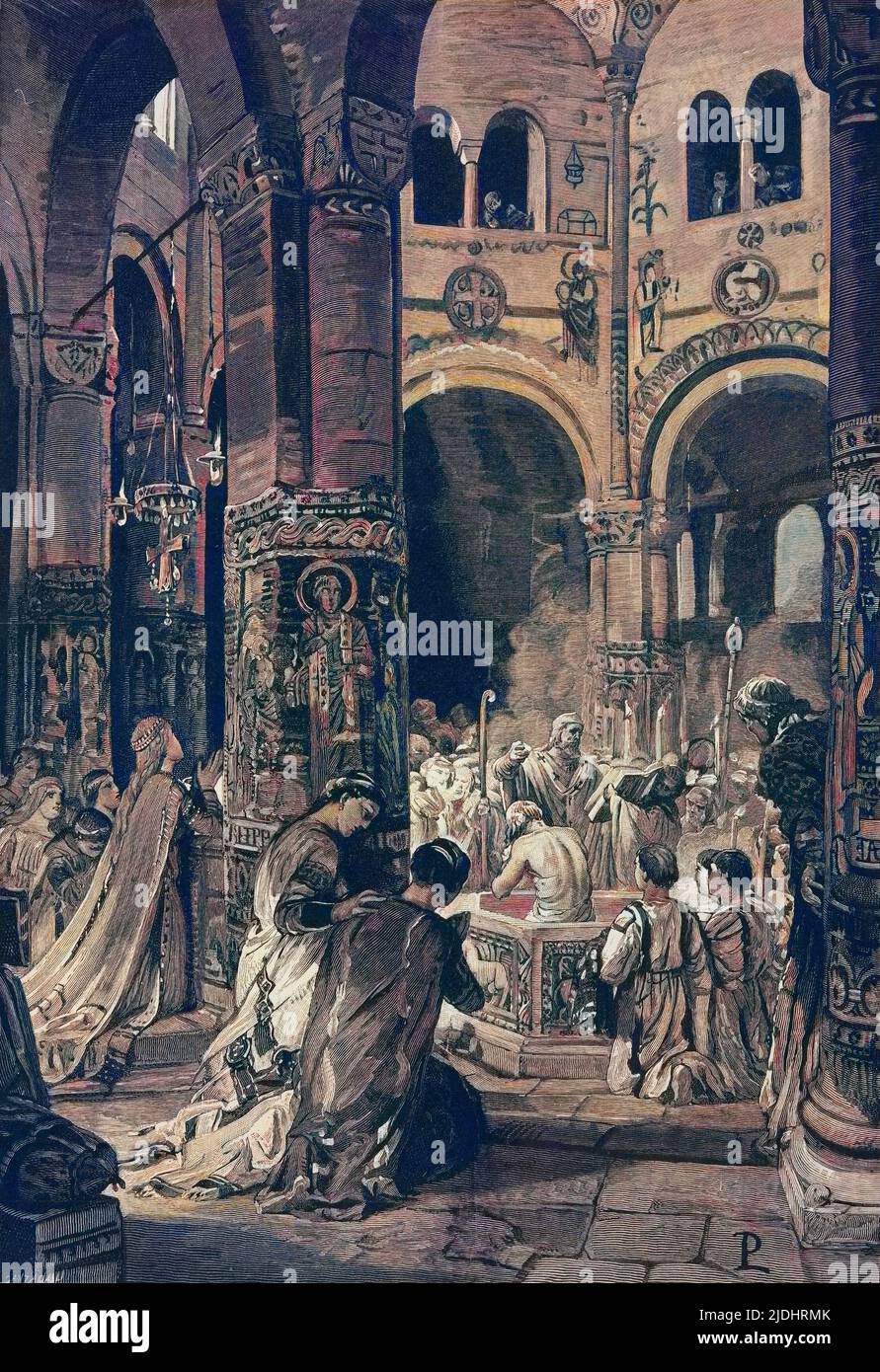 Lombard king agilulf hi-res stock photography and images - Alamy