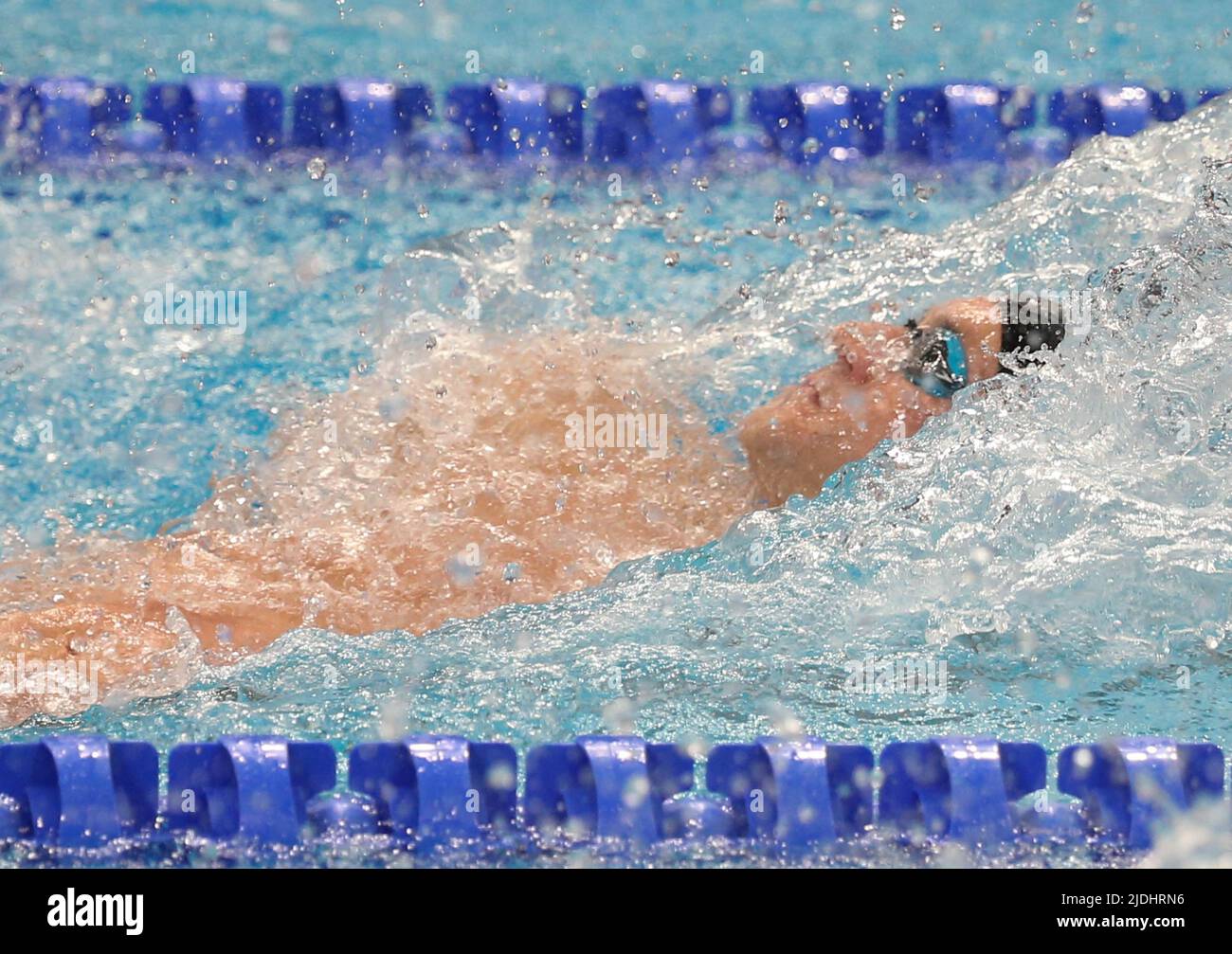 Budapest, Hungary - June 20, 2022, Ryan Murphy of USA Final 100 M ...