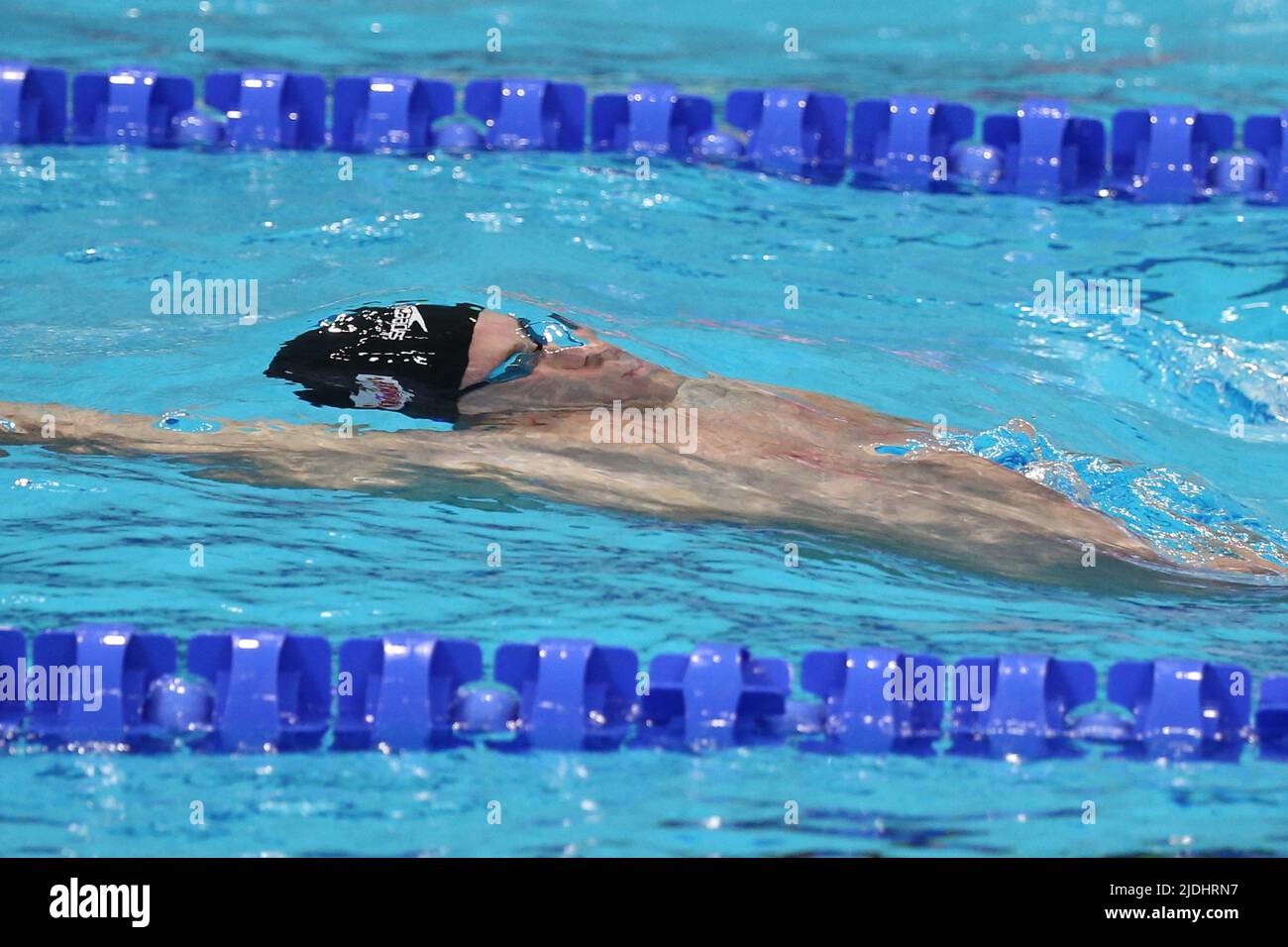Budapest, Hungary - June 20, 2022, Ryan Murphy of USA Final 100 M ...