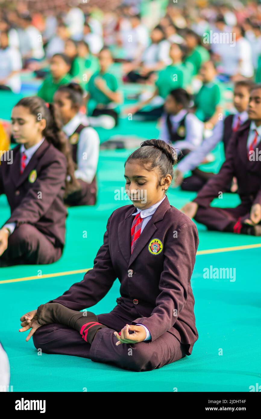 8th international yoga hi-res stock photography and images - Alamy