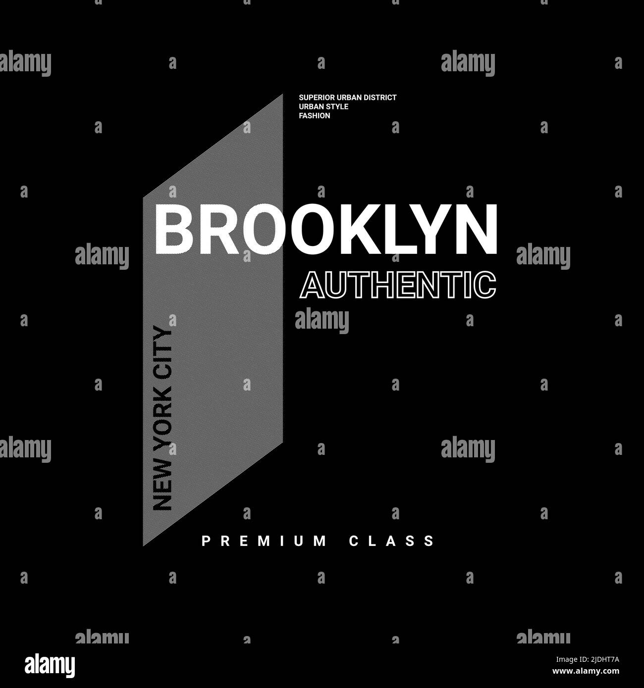Brooklyn writing design, suitable for screen printing t-shirts, clothes ...
