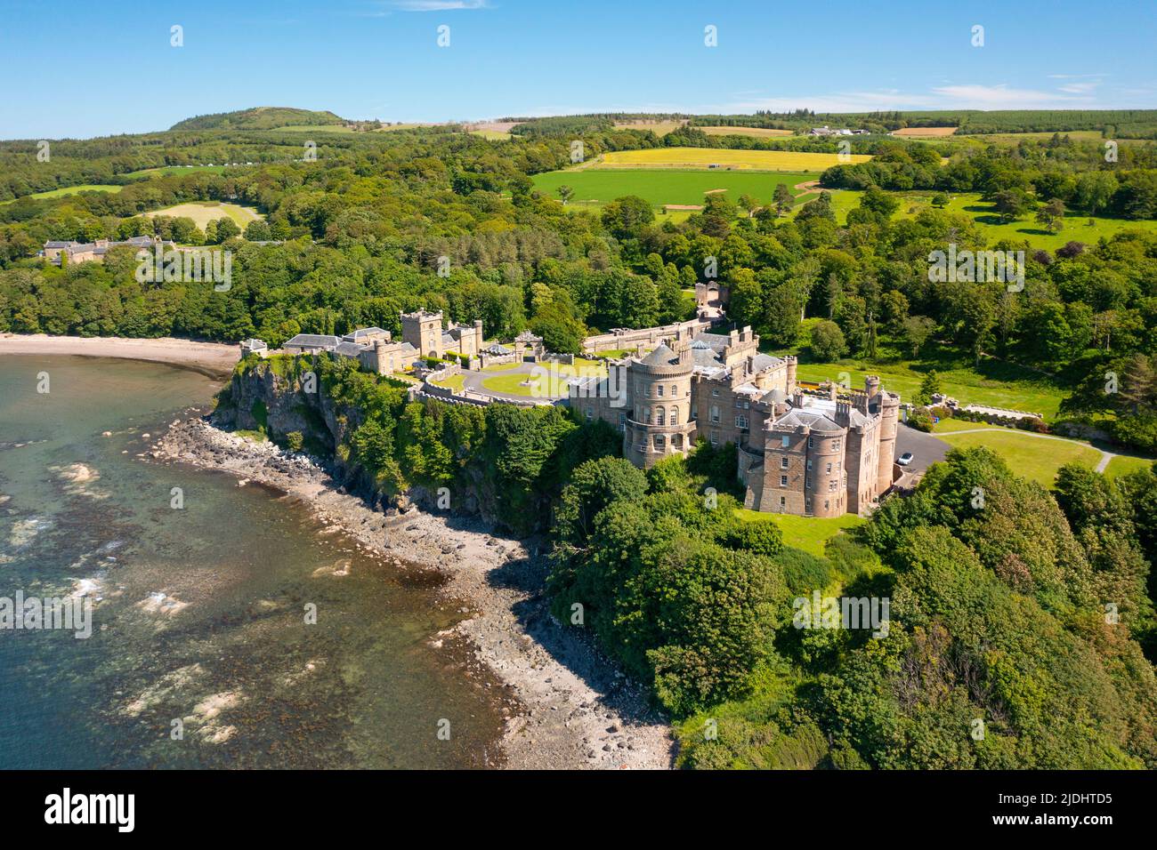 Aerial view of culzean castle hi-res stock photography and images - Alamy