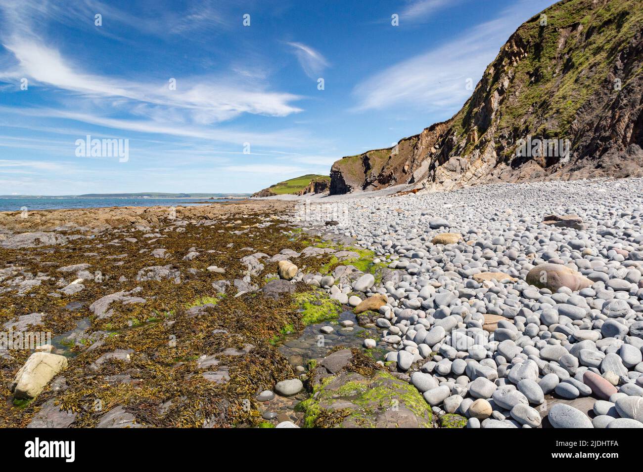 Pebbles greencliff beach hi-res stock photography and images - Alamy